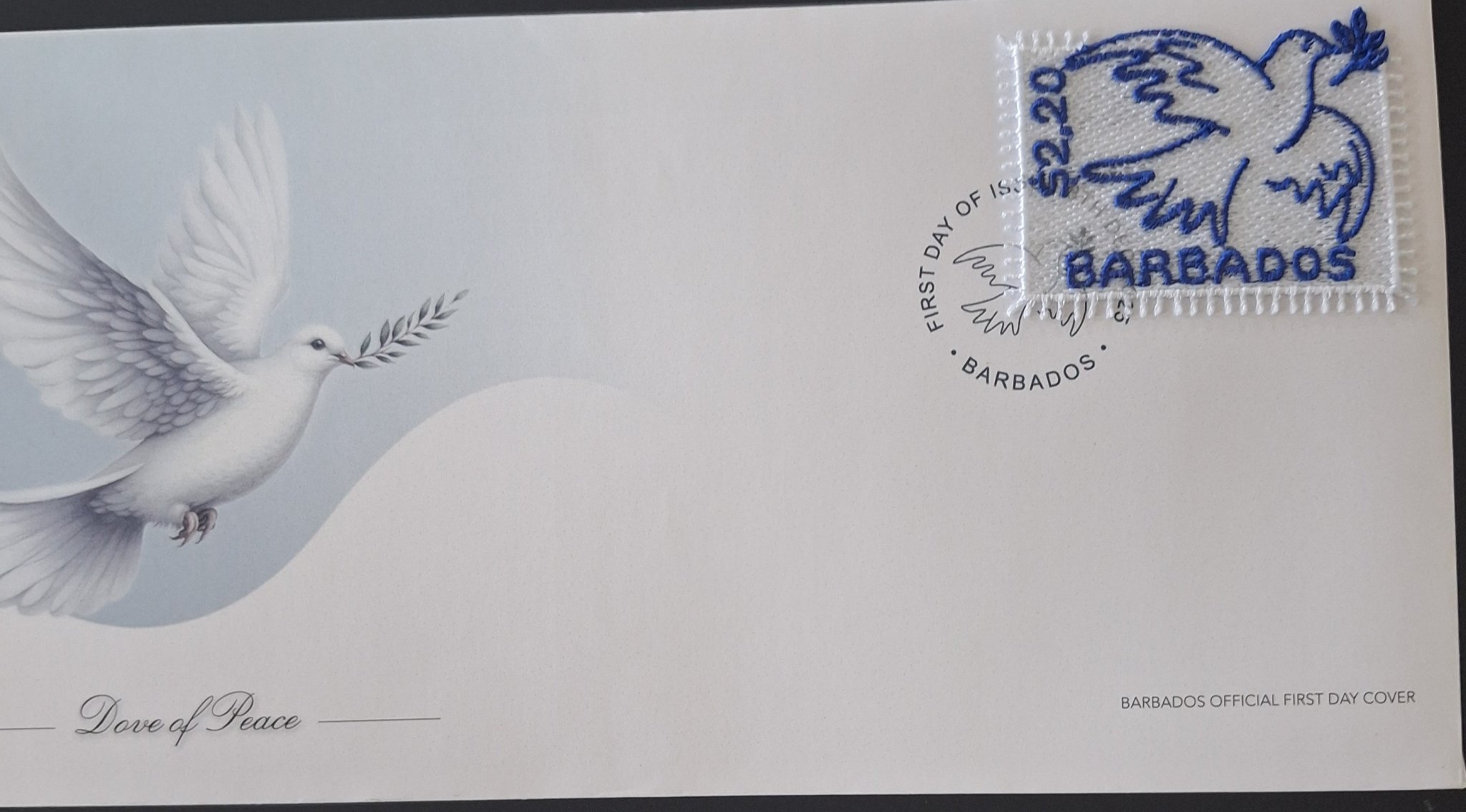 Barbados 2025 | Dove of Peace FDC | Barbados Stamps